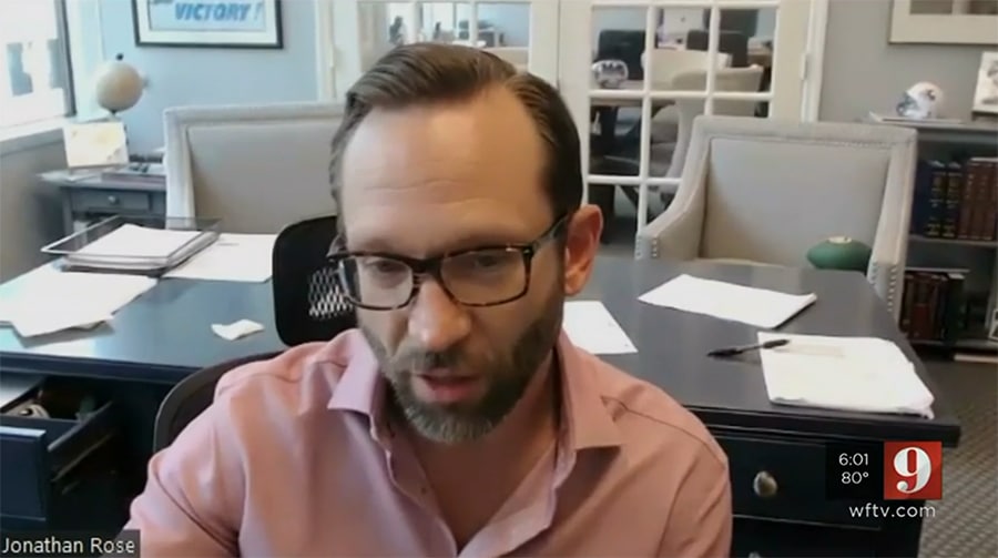 Discussing Ghost Candidate Case on Eyewitness News 9 - Jonathan Rose, P.A.